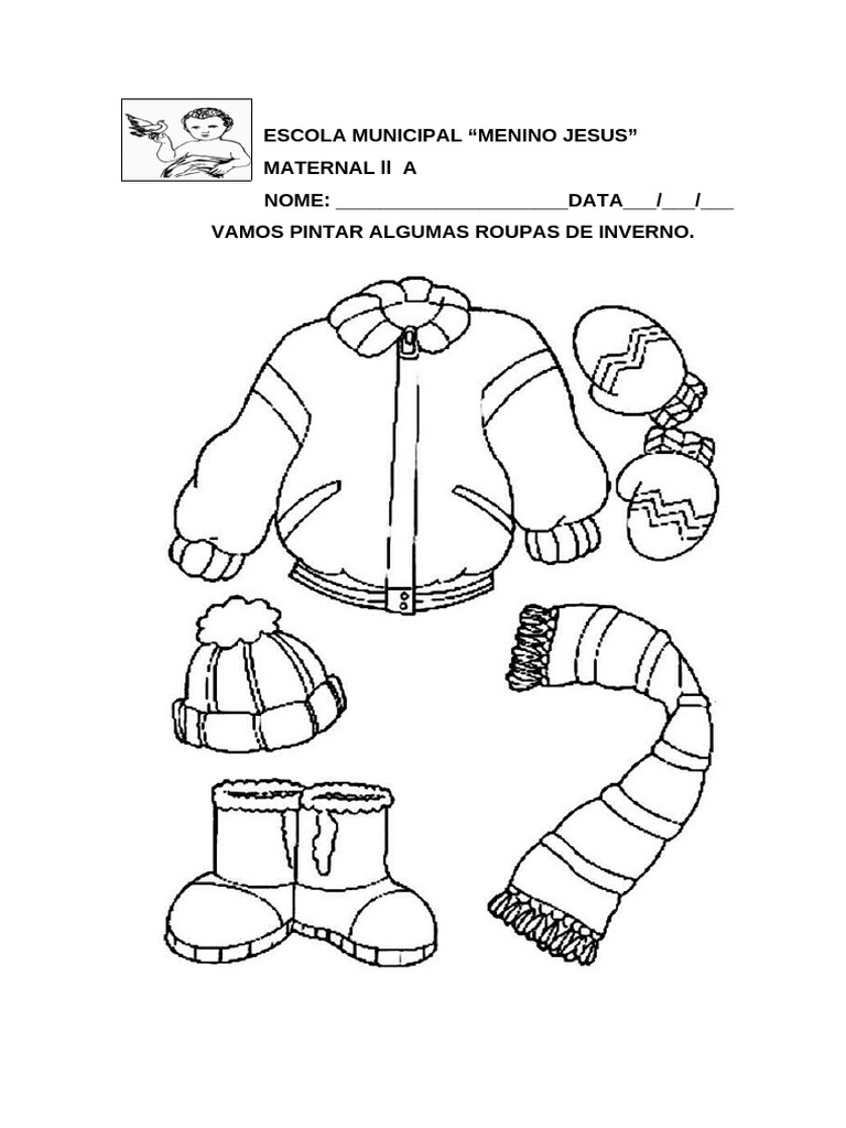 Atividade Roupas de Inverno | PDF