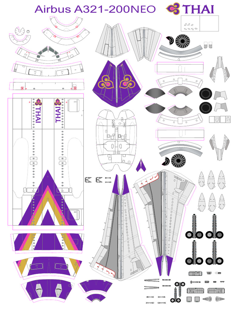 SAK - Airbus A321NEO Thai Airways | PDF