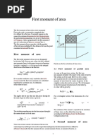 First Moment of Area - Definition, Formula, Example, Explained, PDF ...