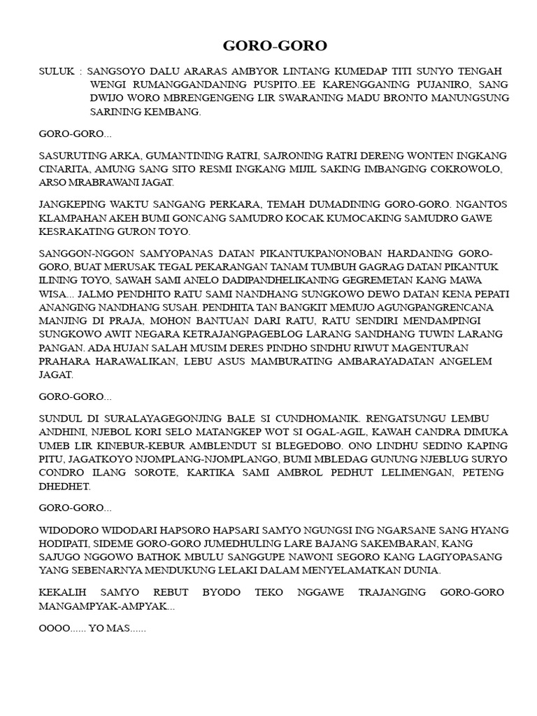 GORO-GORO.doc | PDF