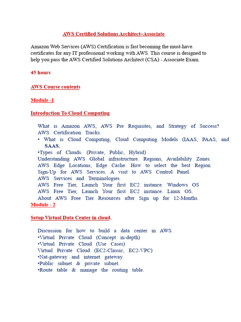 Aws Solution Architect Pdf Pdf Data Management Cyberspace