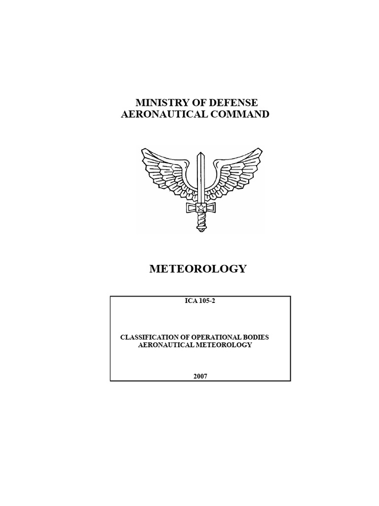 Ica 105-2 - Classification of Operational Meteorological Bodies - 2007 ...