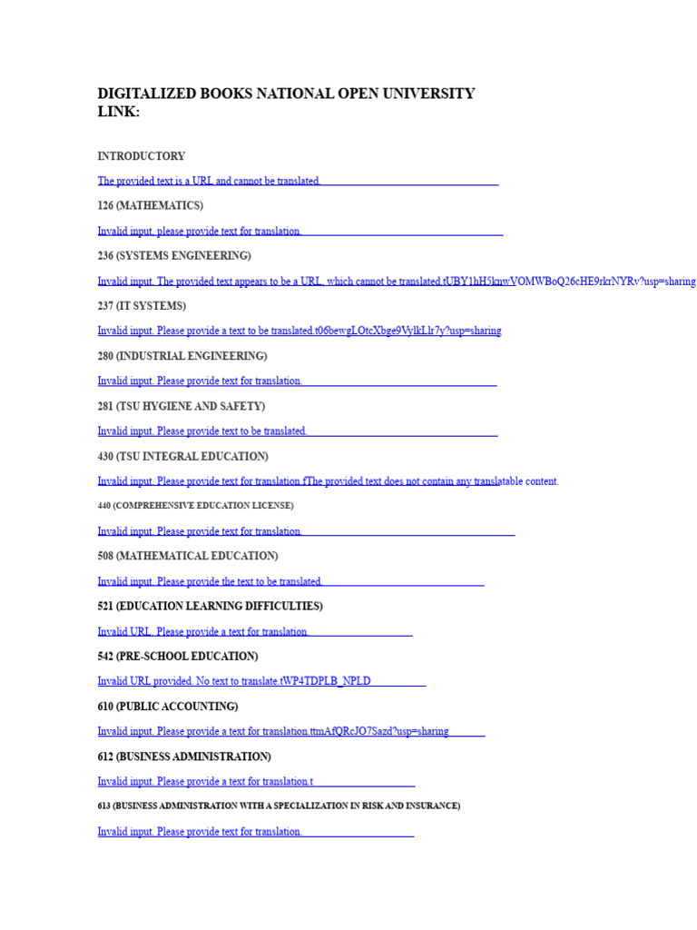 Digitized Books National Open University | PDF