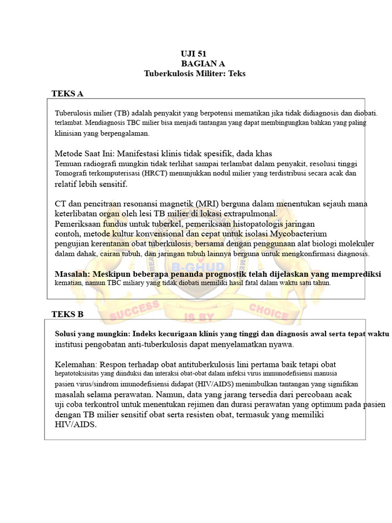 TB Milier R) | PDF