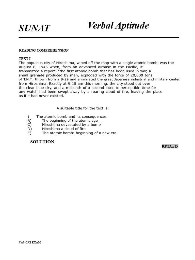 Reading Comprehension Exercises | PDF | Idealism | Philosophical Realism