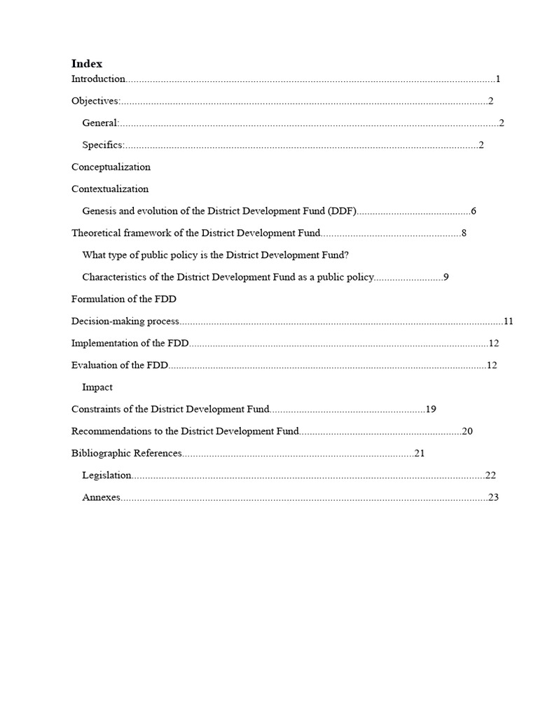 District Development Fund | PDF | Policy | Sustainability