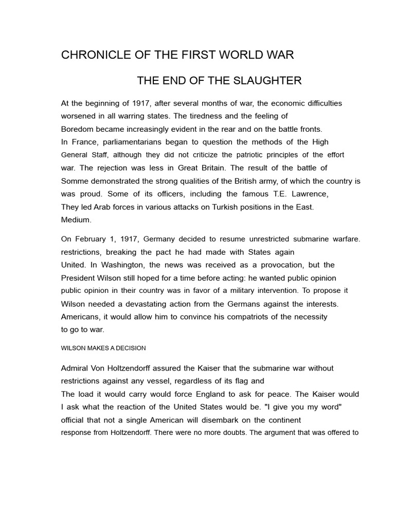 Chronicle of The First World War | PDF | Western Front (World War I) | German Empire