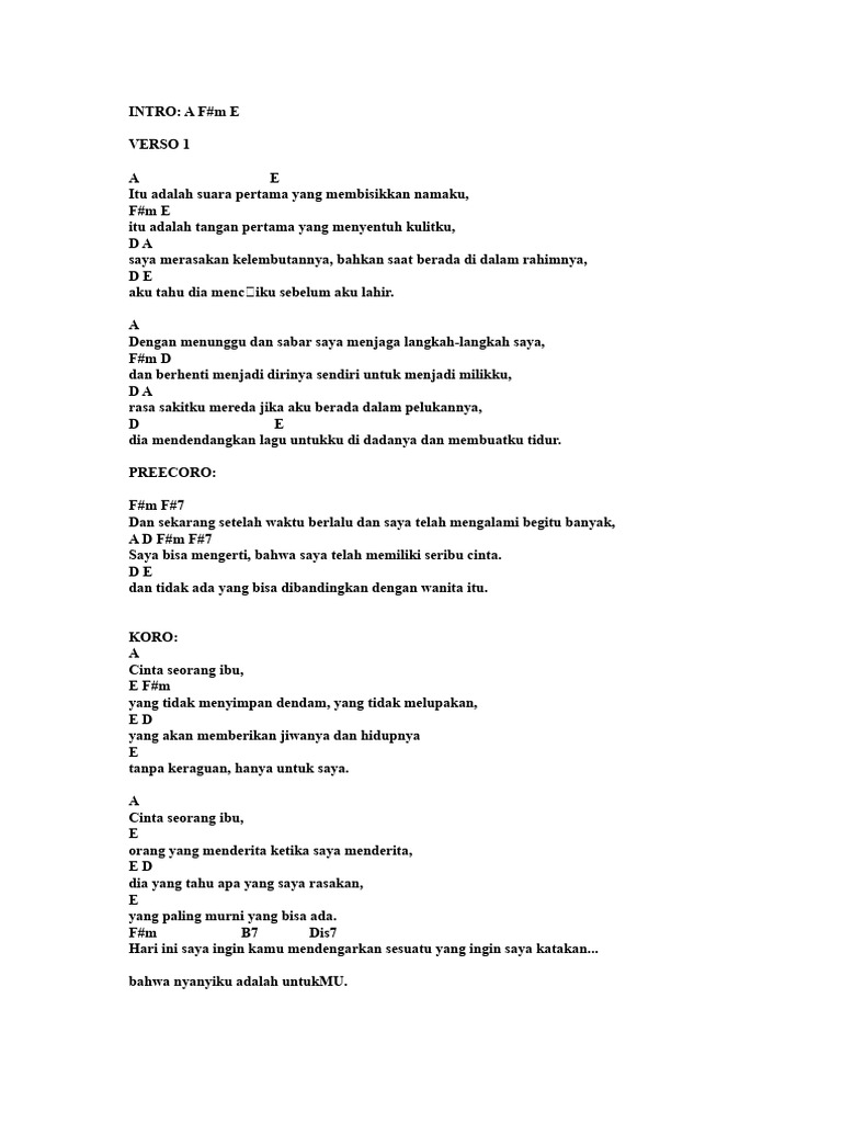 Cinta Sejati Seorang Ibu | PDF