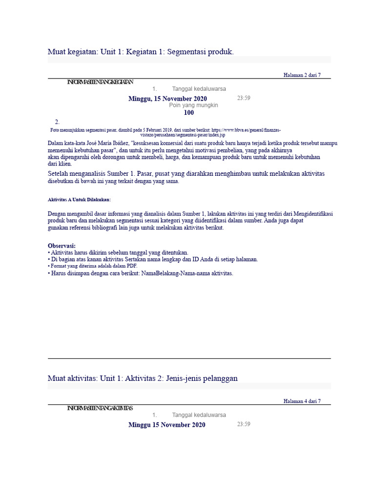 Melakukan Unit 1 Dan Unit 2 | PDF