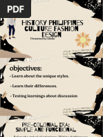 Evolution of Fashion in the Philippines | PDF | Clothing | Fashion