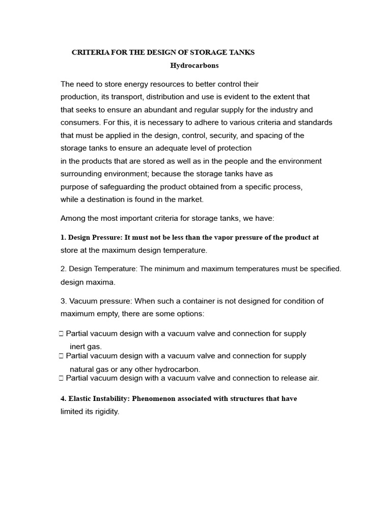 Criteria For The Design of Hydrocarbon Storage Tanks | PDF | Radiation | Physical Sciences