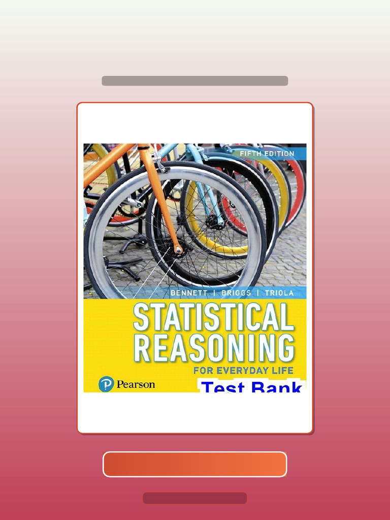 Statistical Reasoning For Everyday Life 5th Edition Bennett Ebook and ...