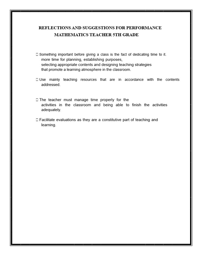 Strengths and Weaknesses of Mathematics 5 | PDF