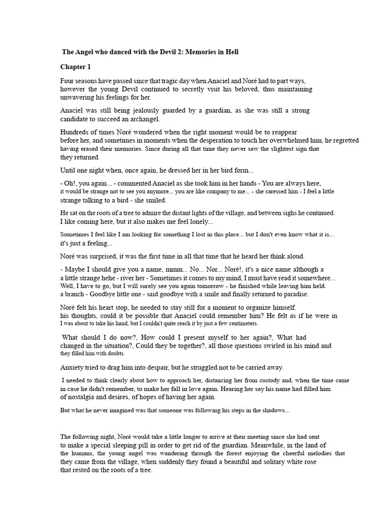 2 The Angel Who Danced With The Devil PDF | PDF | Satan | Demons
