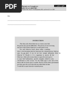 Whodas Child | PDF | Psychology | Clinical Medicine