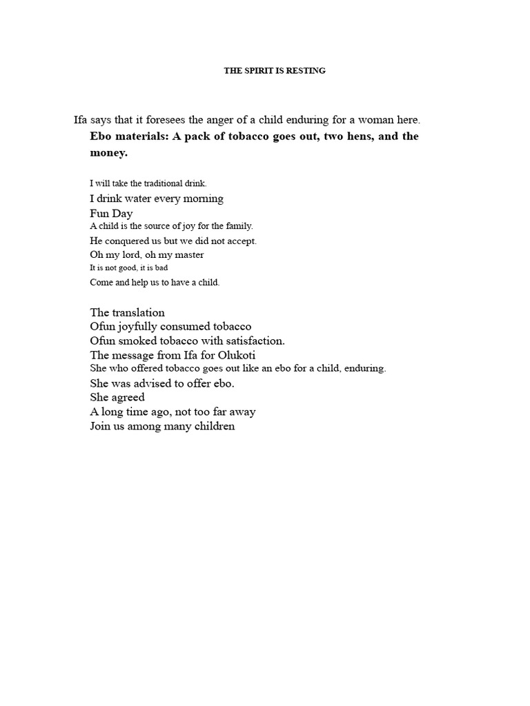 Popola's Apolas translated/16-Ofun/Ofun/12.OFUN OTURUPON | PDF