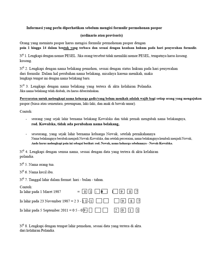 Cara Mengisi Permohonan Draf | PDF