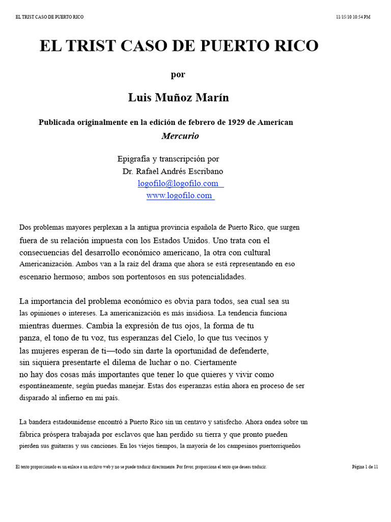 Desafíos económicos y culturales en Puerto Rico | PDF | Puerto Rico ...