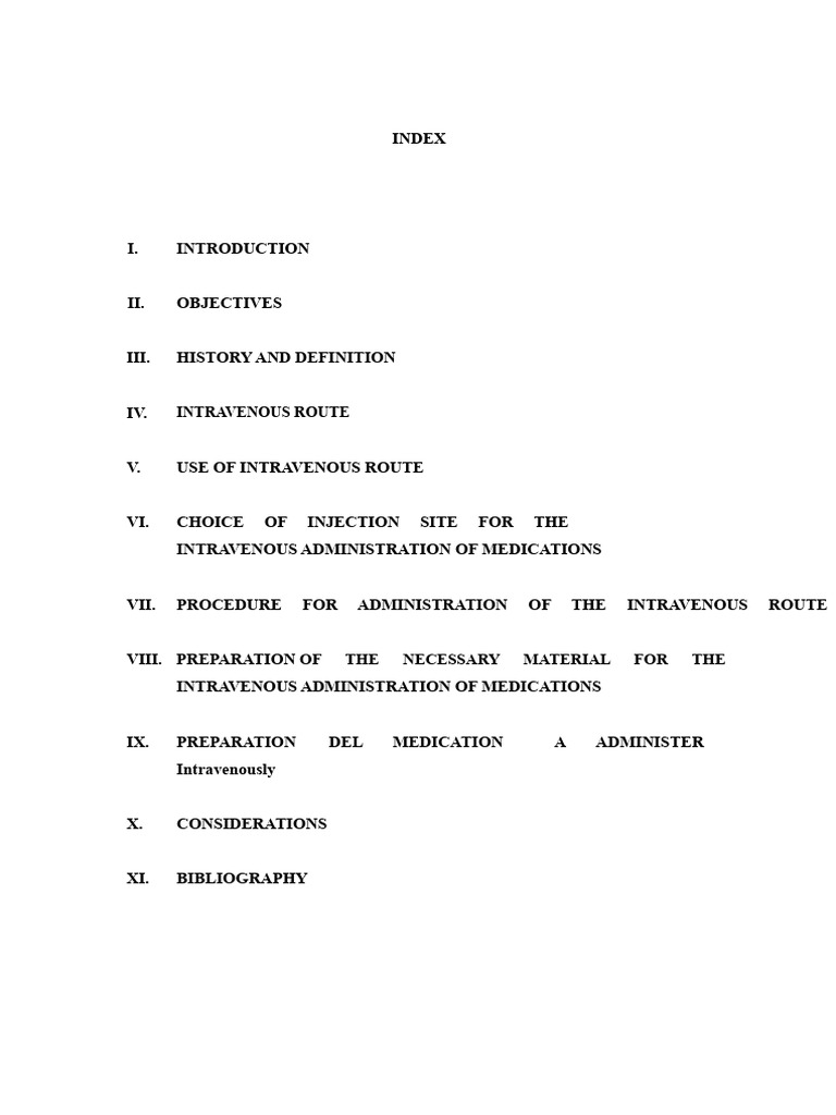 Intravenous or Intravenous Route | PDF | Intravenous Therapy | Vein