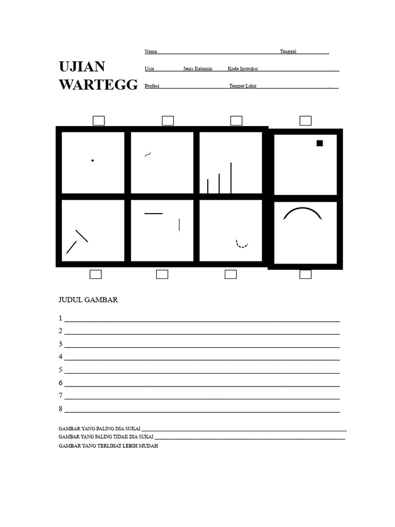 Tes Wartegg | PDF