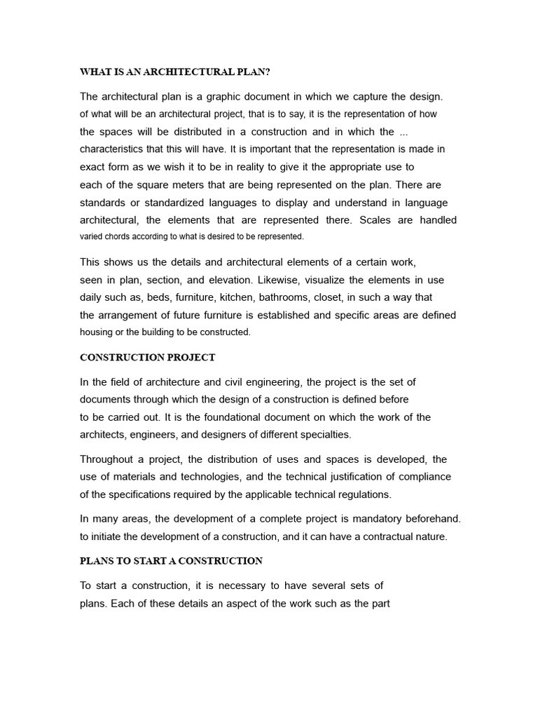 Understanding Architectural Plans | PDF | Civil Engineering