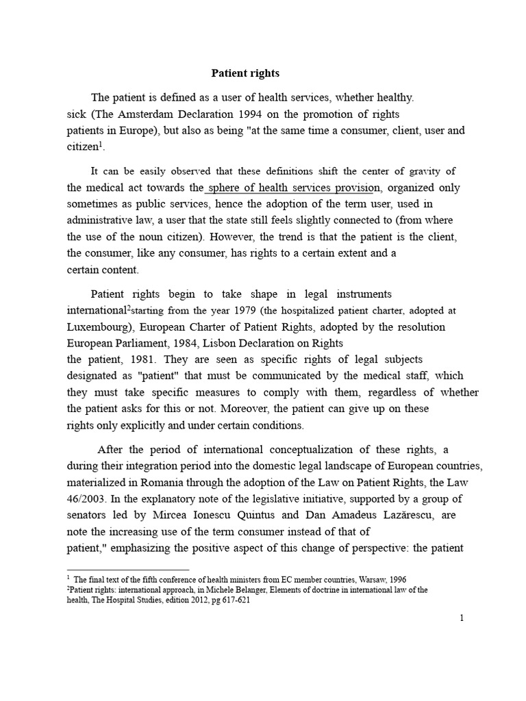 Understanding Patient Rights in Healthcare | PDF | Informed Consent ...