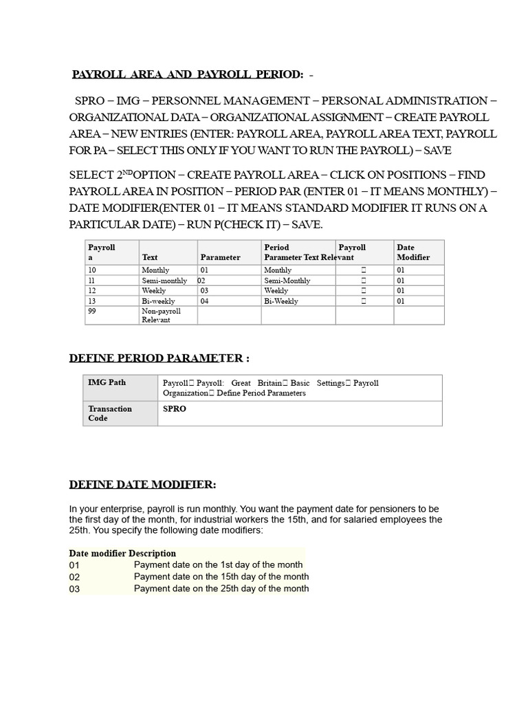 Payroll - Configuration - V0 01 | PDF | Payroll | Salary