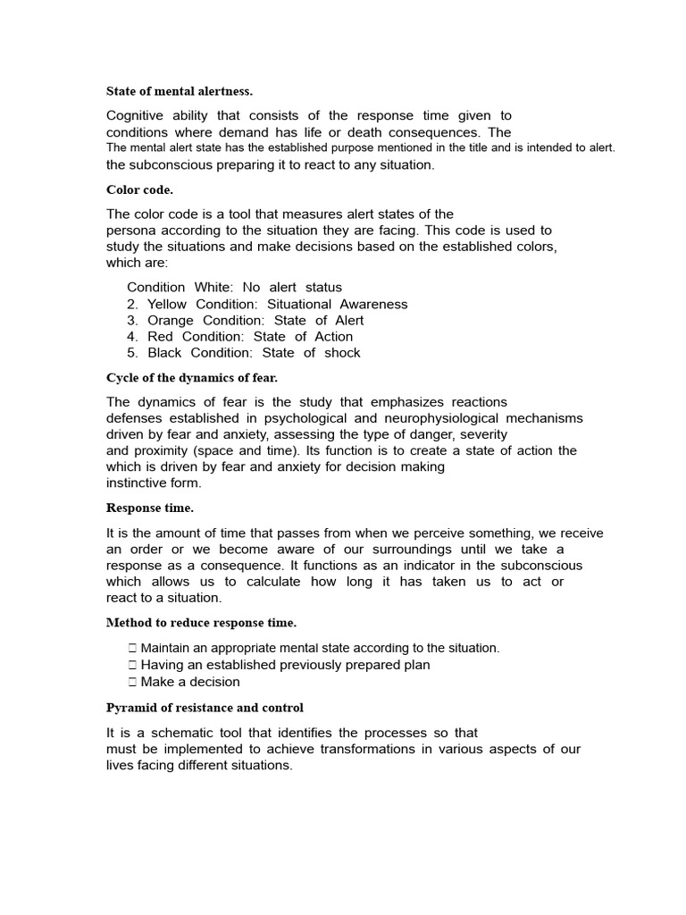 Mental Alertness State | PDF