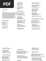 My Own Sacred Grove - Lyric Sheet | PDF