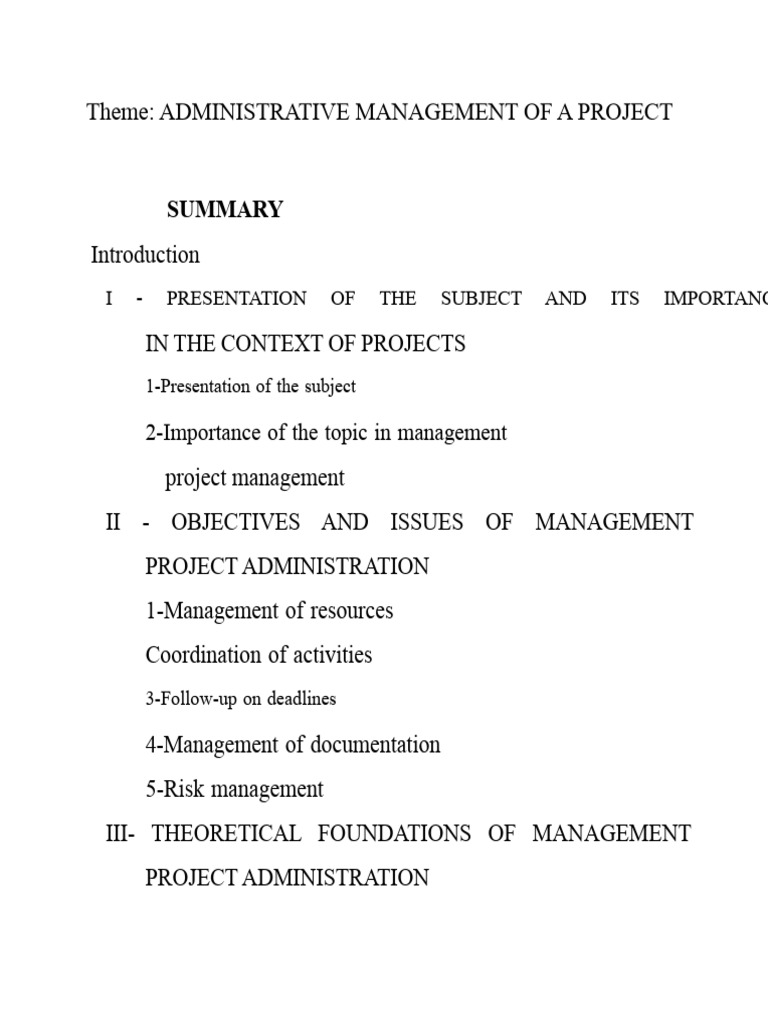 Administrative Project Management Essentials | PDF | Project Management ...
