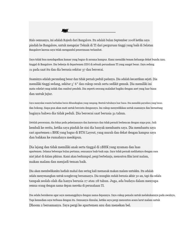 Bibi Tetangga Saya Anu | PDF