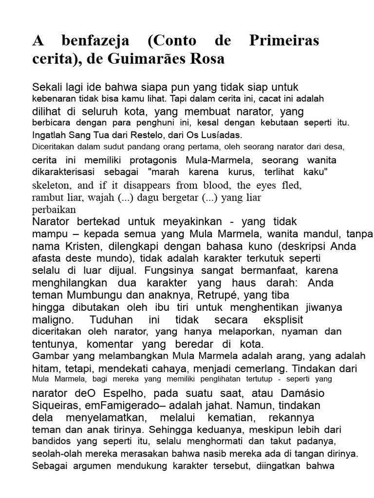 Mula Marmela: Pembebasan dan Pengorbanan | PDF