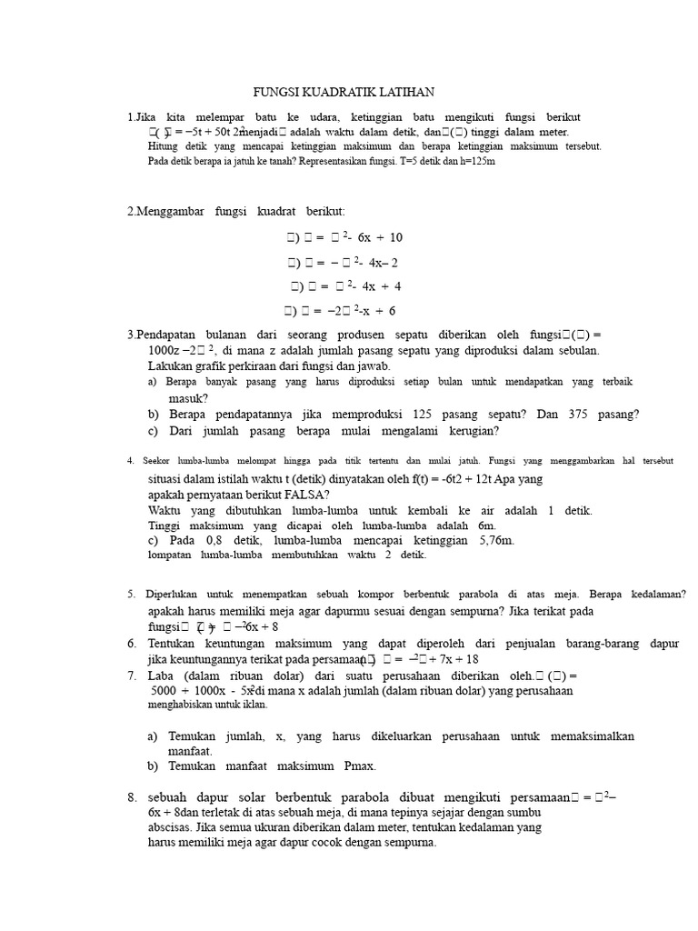 Ketinggian Maksimum Roket Air | PDF