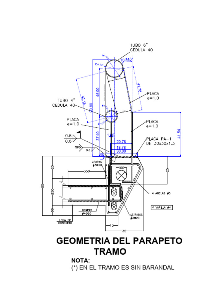 Poste de Parapeto | PDF