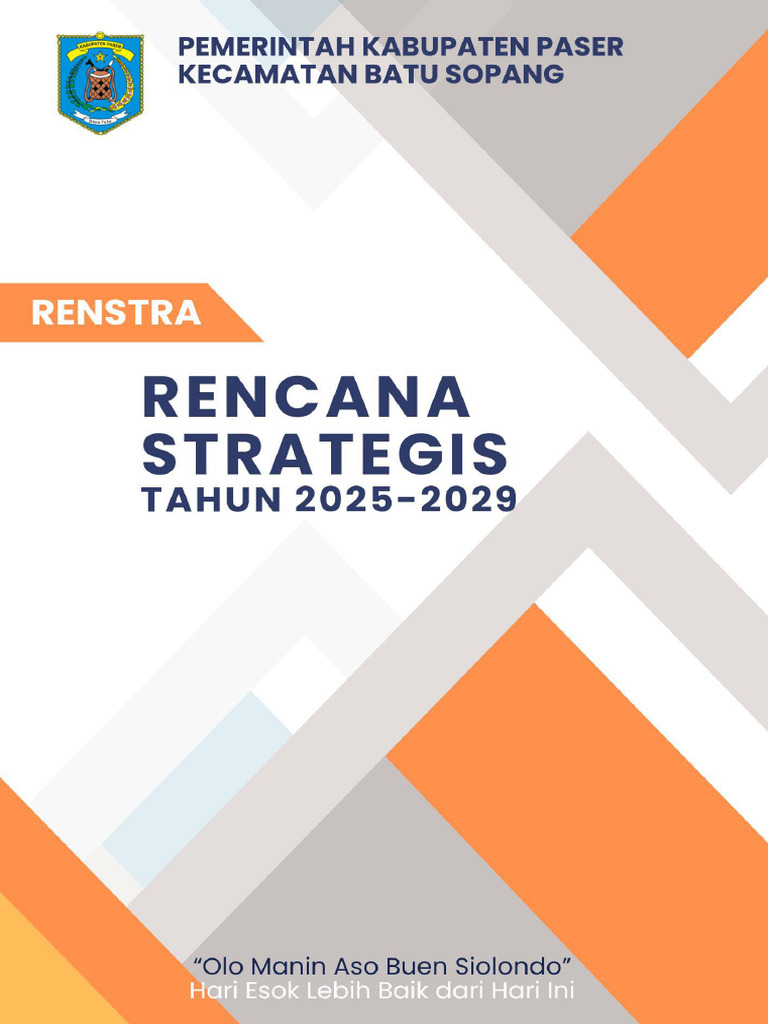 Renstra 2025-2029 Kecamatan Batu Sopang | PDF