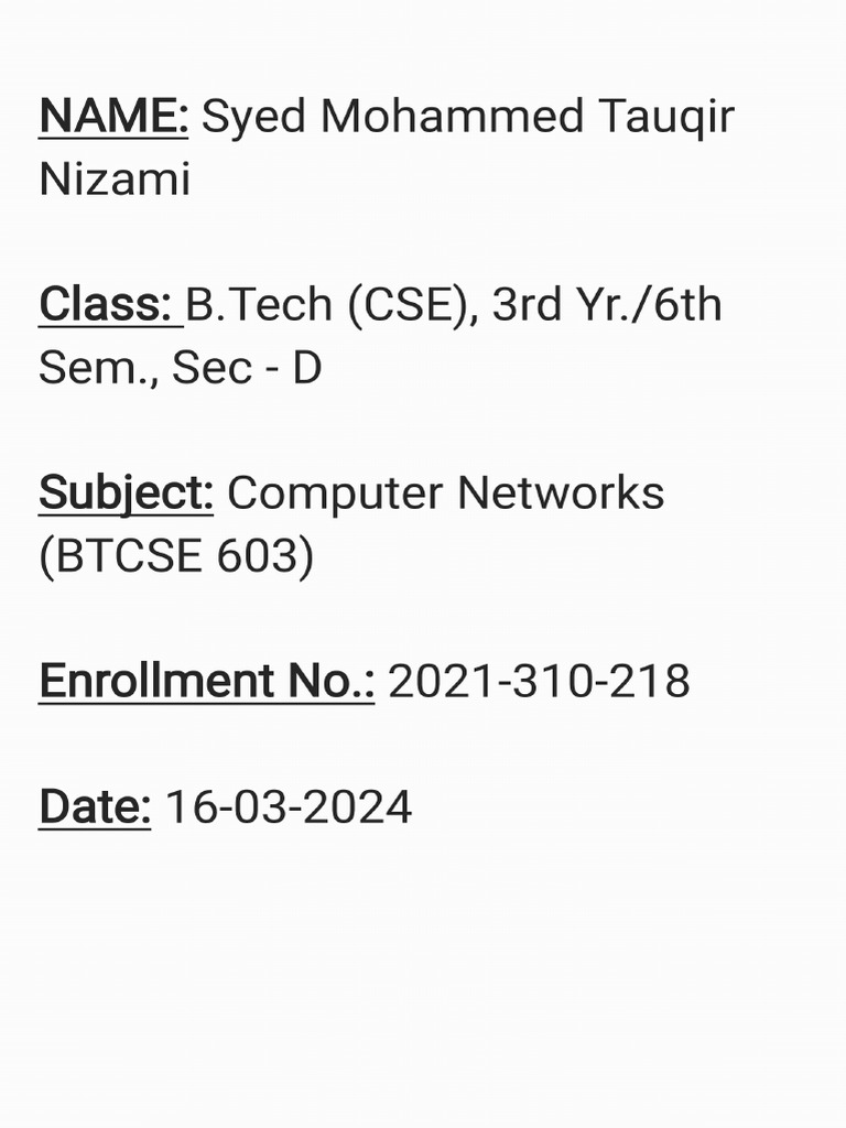 The ISO OSI Model in Computer Networks - 2021-310-218 | PDF