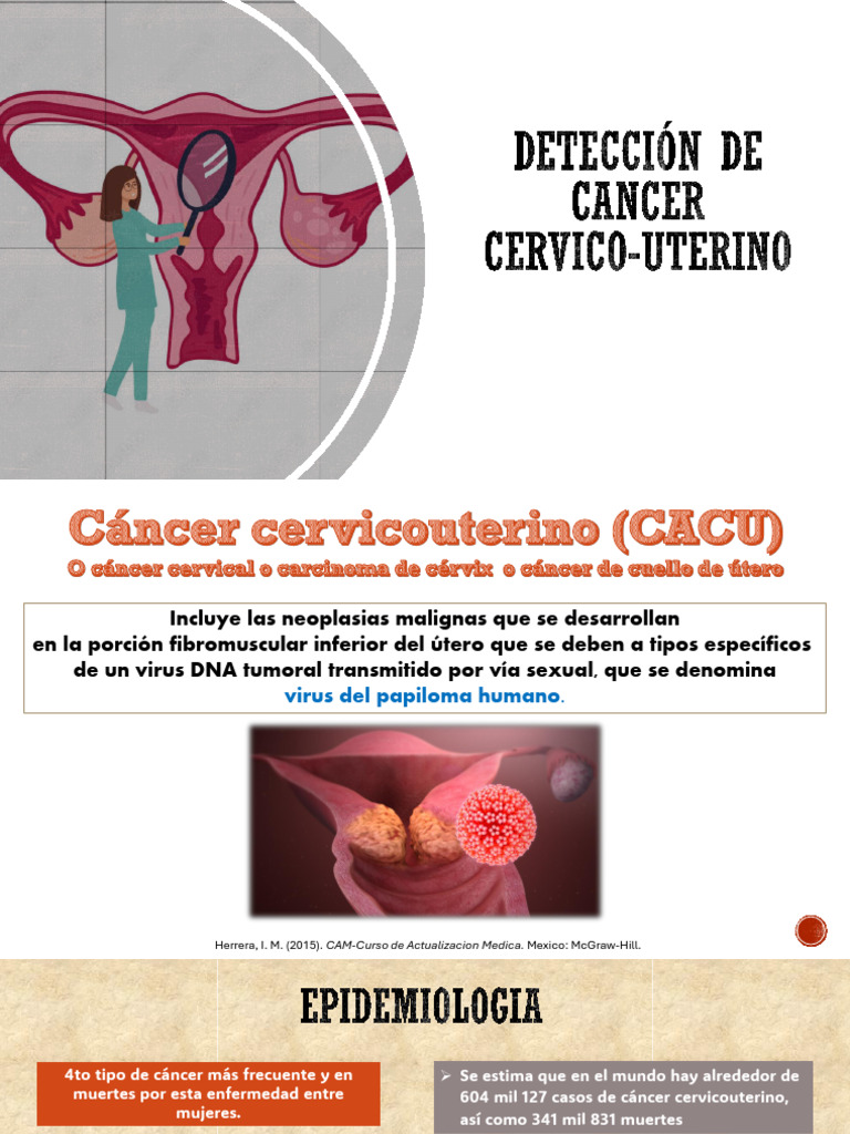 Expo Deteccion de CACU | PDF | Cáncer de cuello uterino | Cáncer
