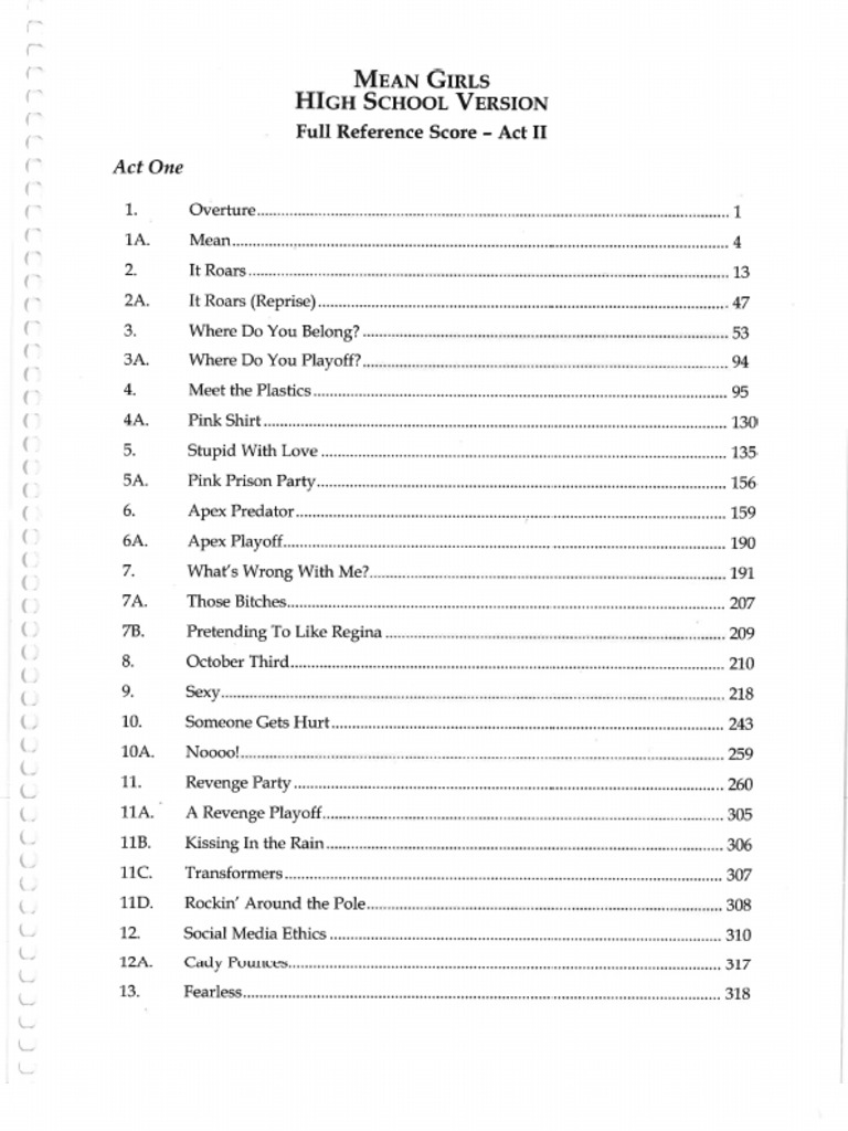 Full Score Act 2 | PDF