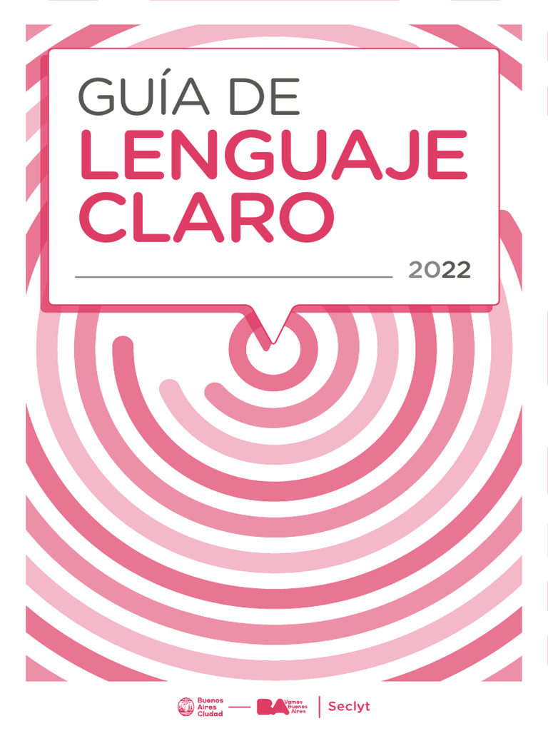 Guía de Lenguaje Claro en Administración | PDF | Lenguaje simple ...