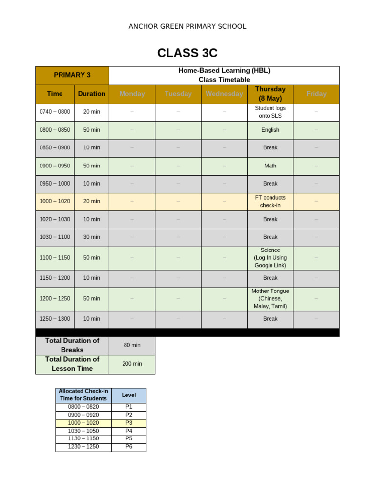 Primary 3c | PDF