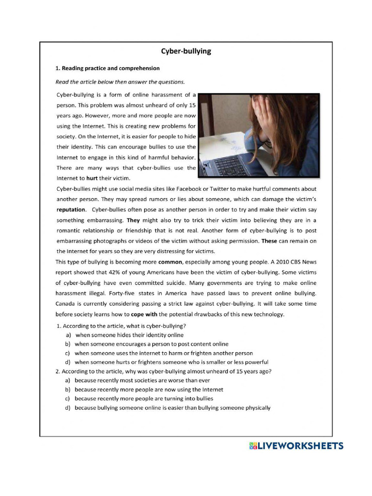 Cyberbullying | PDF
