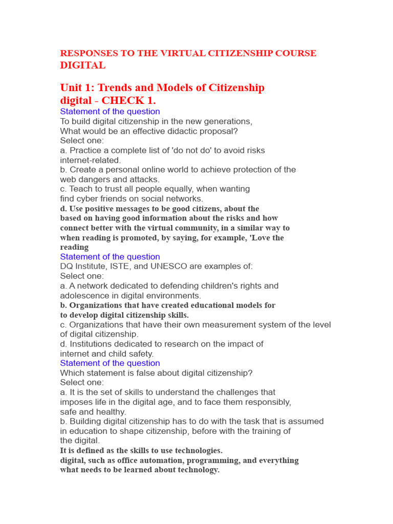 Digital Citizenship Course Insights | PDF | Computer Security | Security