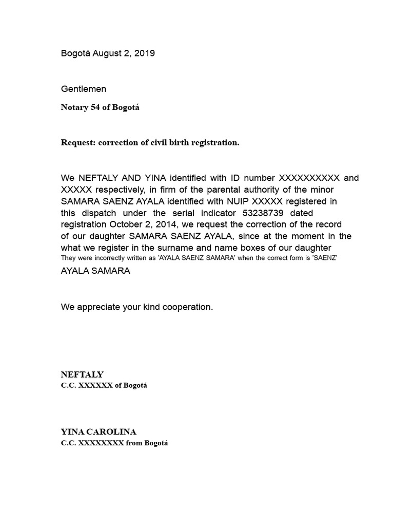 Birth Certificate Name Change Requests | PDF | Document | Governance