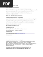 Comprehensive Company Profile Template | PDF