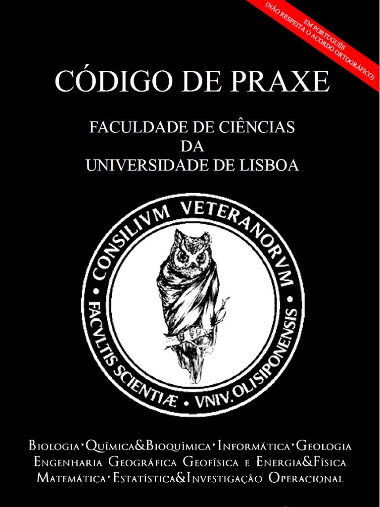 NOVO - Código de Praxe Da FCUL | PDF | Padrinhos | Vida