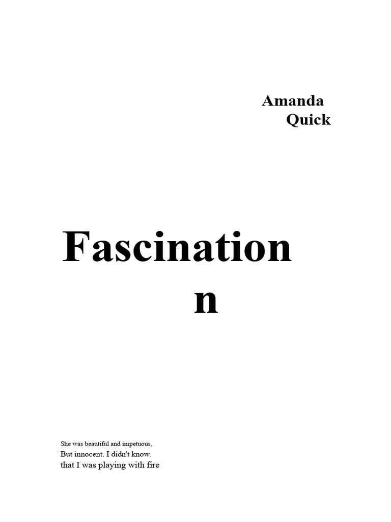 Fascination - Amanda Quick | PDF