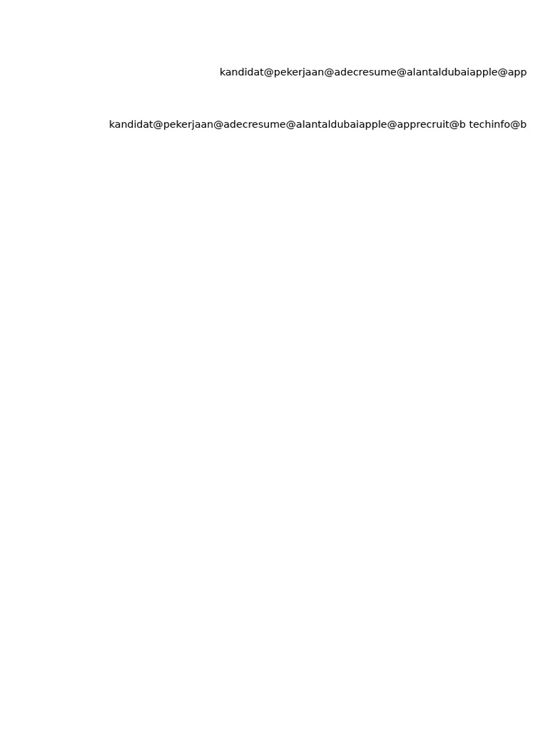 Nama Perusahaan Dan Nomor UEA | PDF