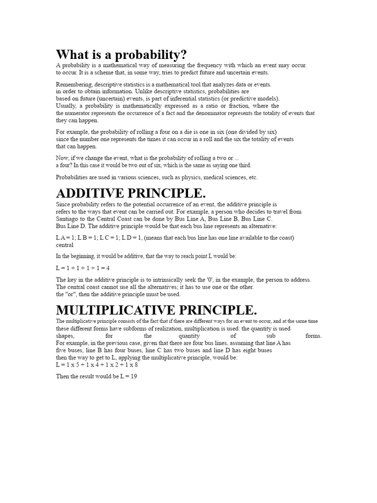 Techniques of Counting | PDF | Statistics | Probability