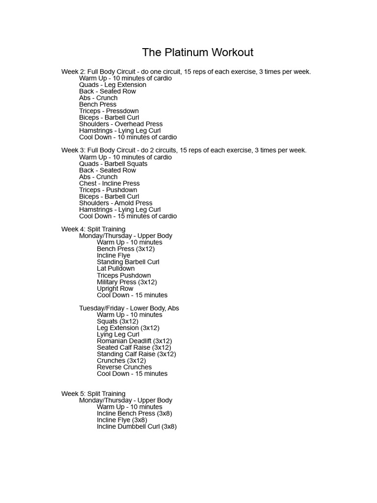 LL Cool J's Platinum Workout Guide | PDF | Physical Exercise | Weight ...