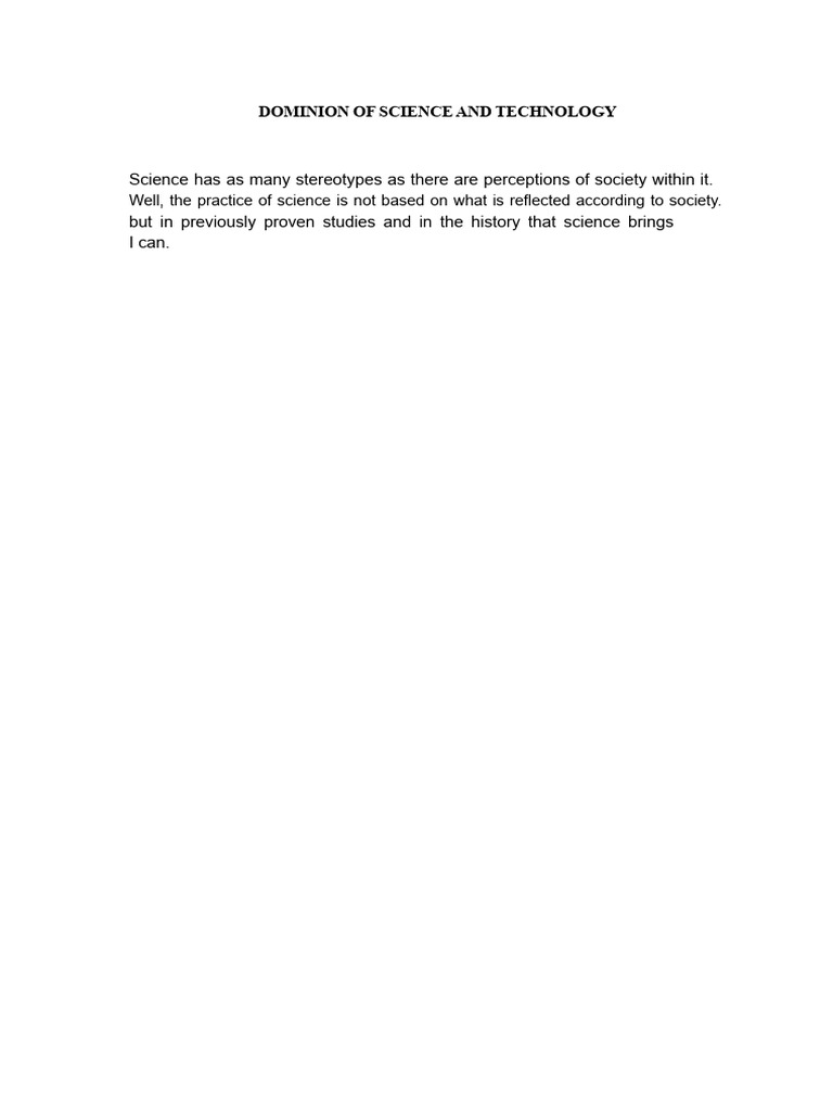 Mastery of Science and Technology | PDF